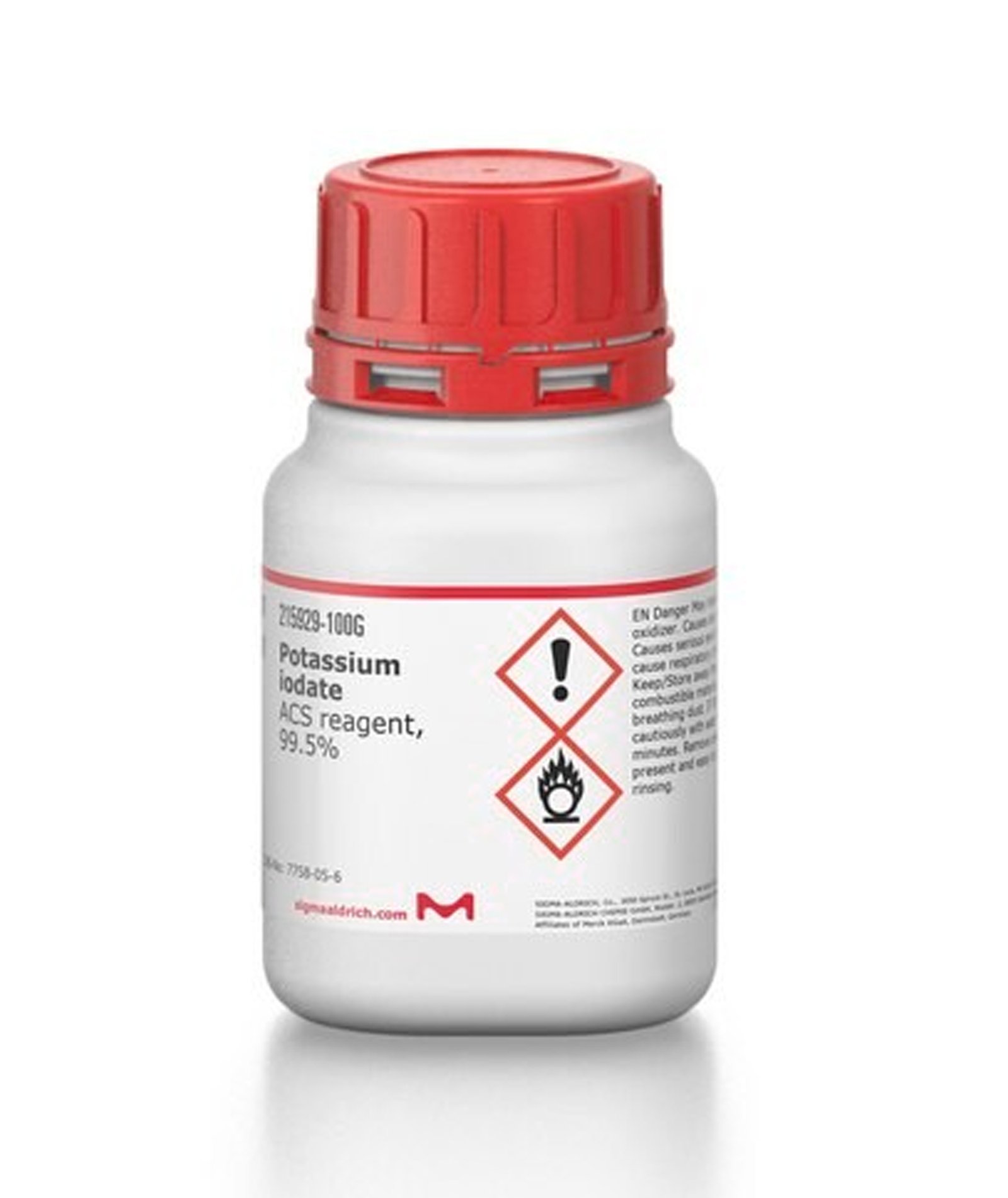 POTASSIUM IODATE, 99.5%, A.C.S. REAGENT 100 G